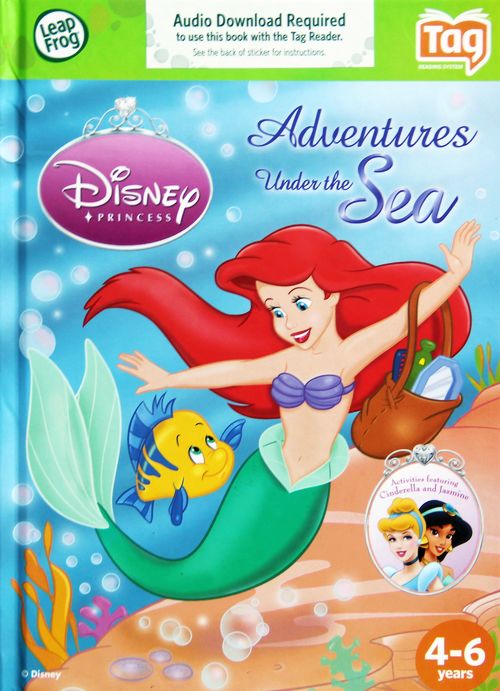 LeapFrog LeapReader Book: Disney Princess Adventures Under the Sea【精装】-老约翰绘本馆