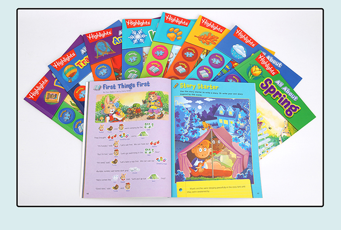 （毛毛虫点读）All about 游戏书② spring-老约翰绘本馆